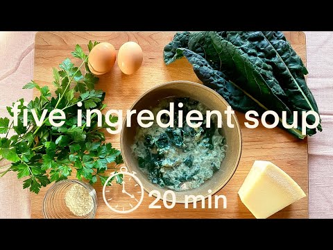 Stracciatella: QUICK & EASY Italian Egg Drop Soup