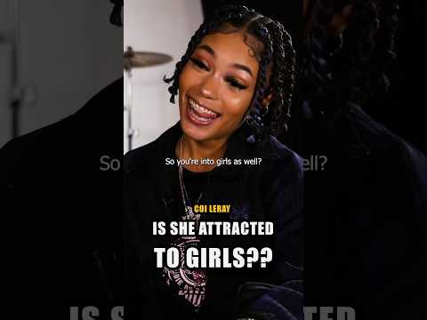 Coi Leray is into GIRLS ⁉️🤔 #hiphop #rapper #coileray #interview #vladtv