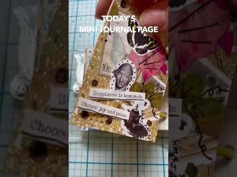 😎Introducing My Mini Collage Page From Today!⭐️unnarrated mini journal page⭐️shorts