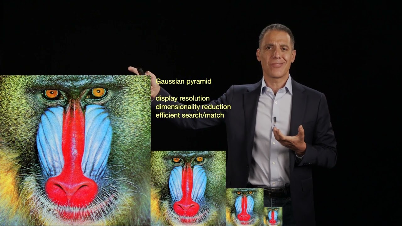 Image filtering: pyramids: Gaussian pyramid