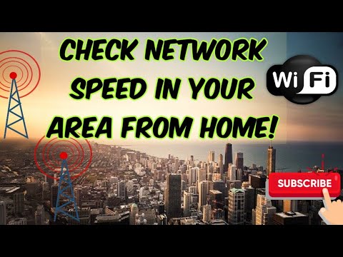 Check Network Speed in your Area from Home😉