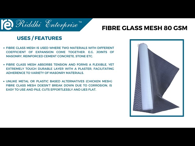 Fibre Meshes - Fibre Glass Mesh Cloth (45 GSM) Trader - Wholesaler ...