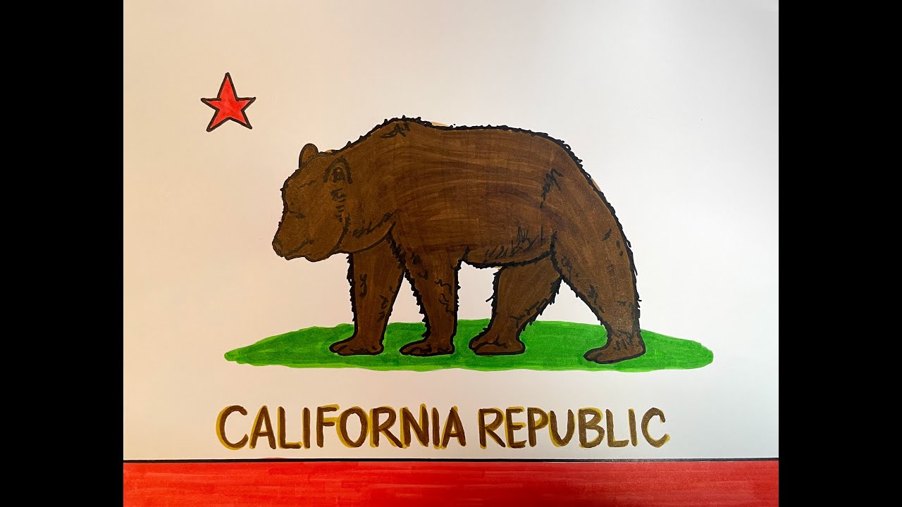 Let's Draw the California Flag: 4th Grade Online Art Class