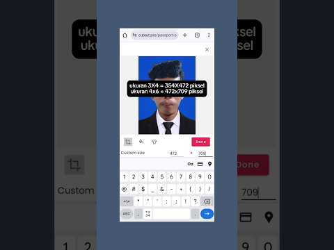 Cara Edit Pas Foto 4x6 Background Biru Pakai Jas di Android