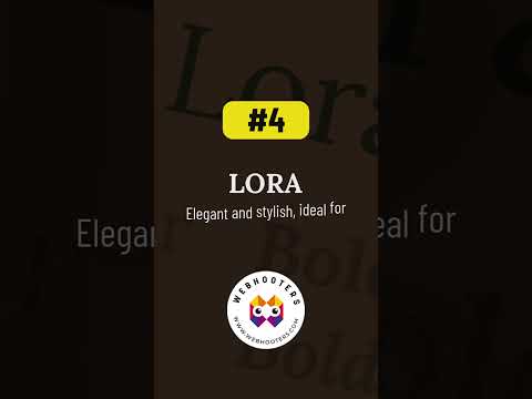 Top 5 Fonts for Stunning Website Design | Improve Readability & Style your brand.