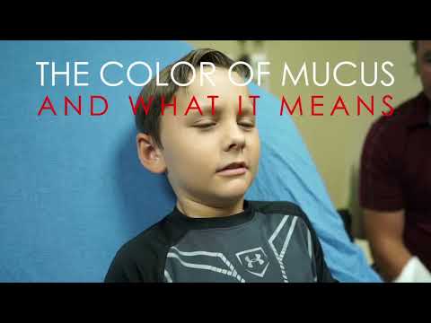 The color of mucus and what it means