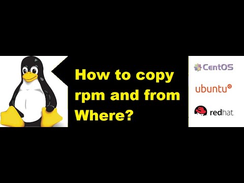 How to copy rpms to server and from where rpms will get in Linux