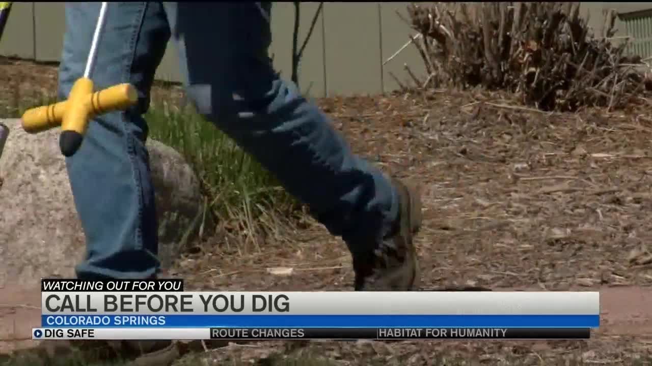 Reminder: call before you dig!
