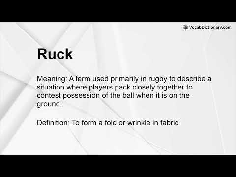 Ruck Meaning
