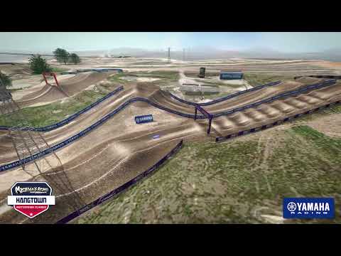 Hangtown Motocross Classic 2025 - Yamaha Animated Track Map