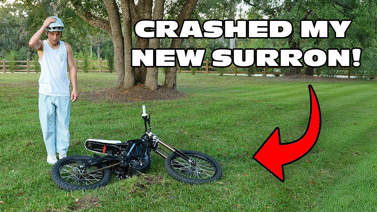 Crashed My New Surron!
