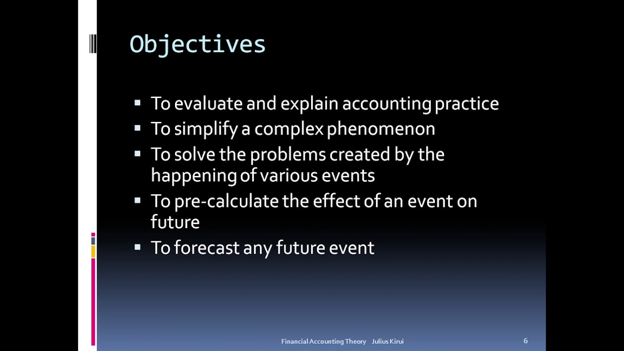 Understanding Financial Accounting Theory