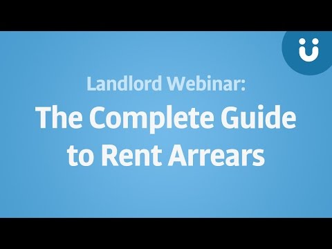 Landlord Webinar: The Complete Guide to Rent Arrears