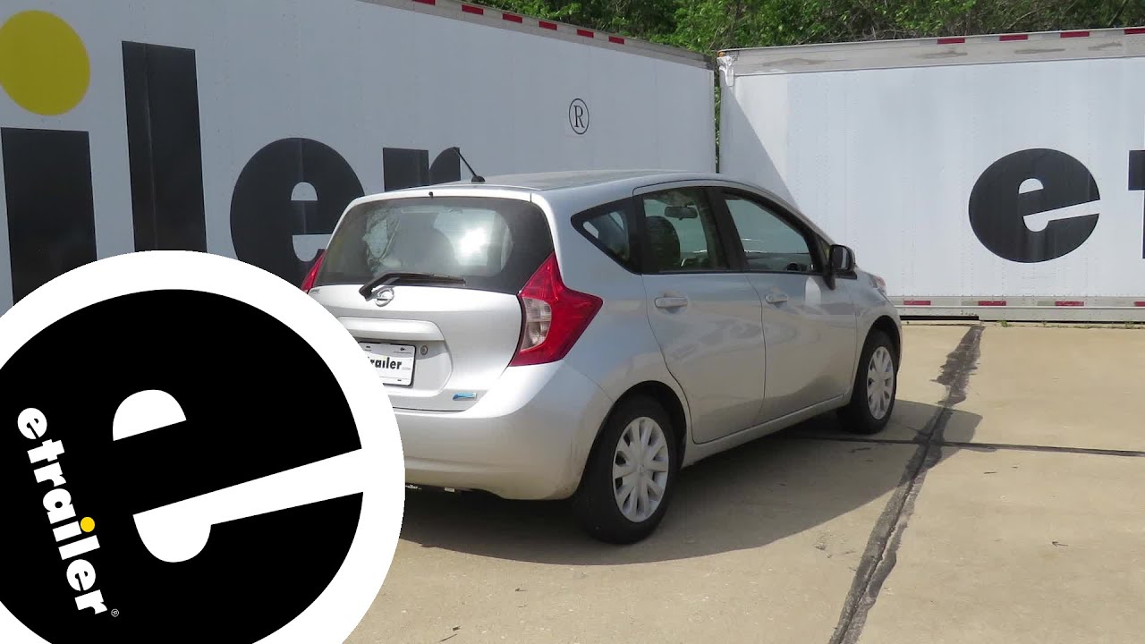 Install: T-One Vehicle Wiring Harness with 4-Pole Flat Trailer Connector on a 2014 Nissan Versa Note