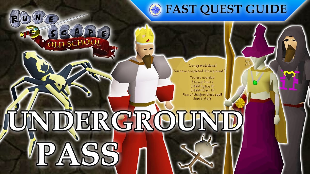 Underground Pass Quest | OSRS Quality Quick Guide [2025]