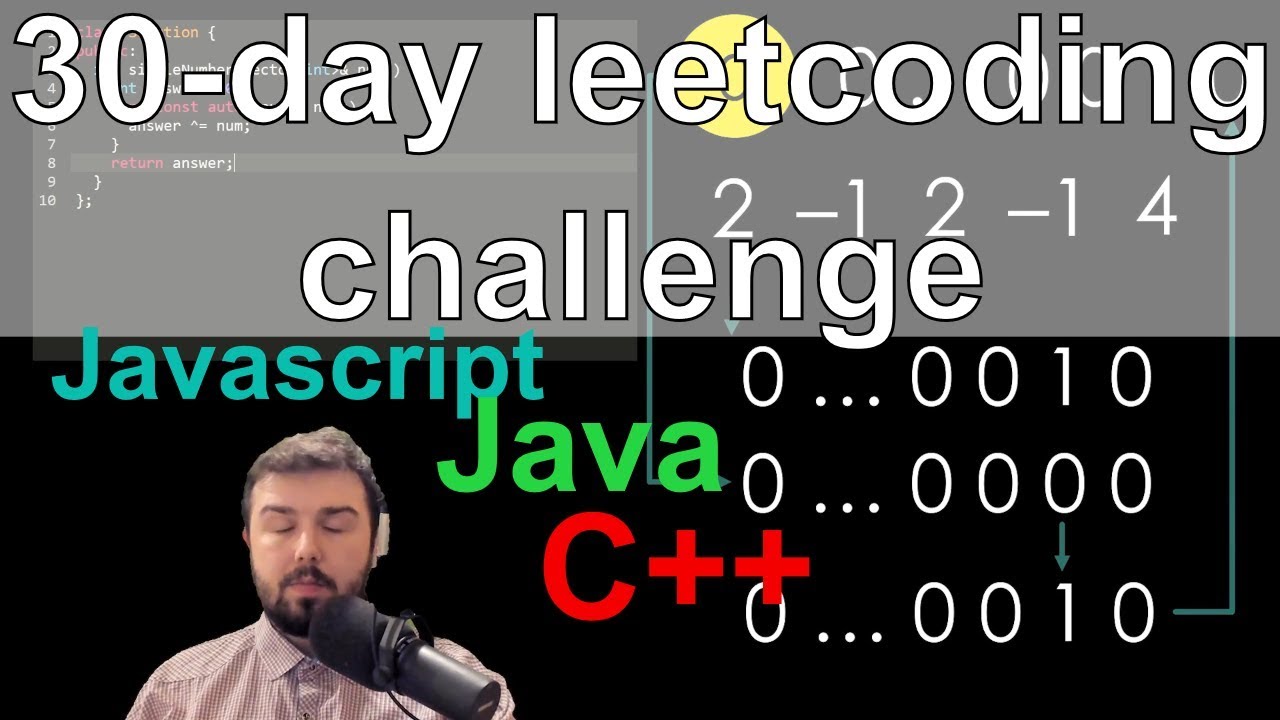 Daily LeetCode. A 30-day LeetCoding Challenge. Day 1: Single Number