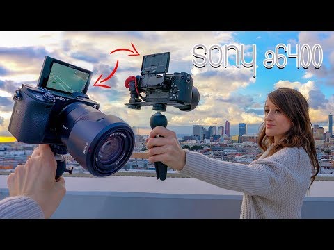 New Sony A6400 camera with a flip screen (ILCE6400B)