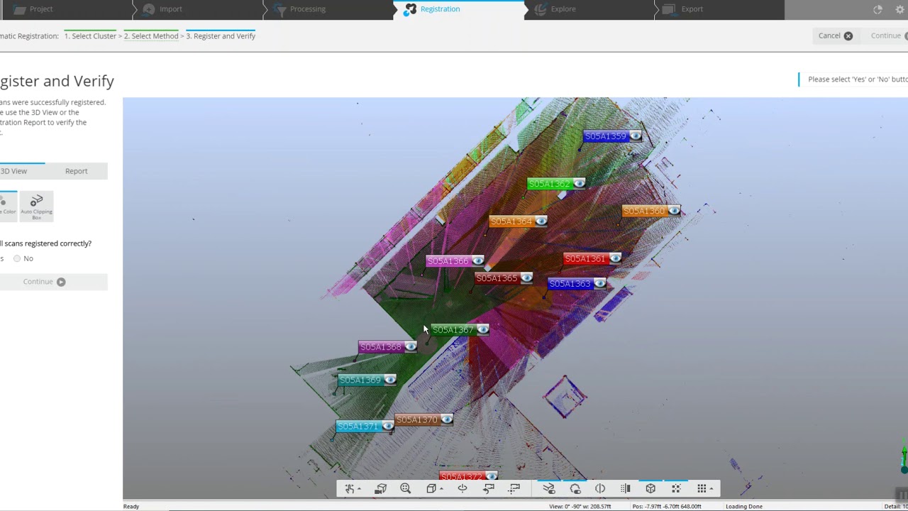 Scene Laser Scan Processing Tutorial