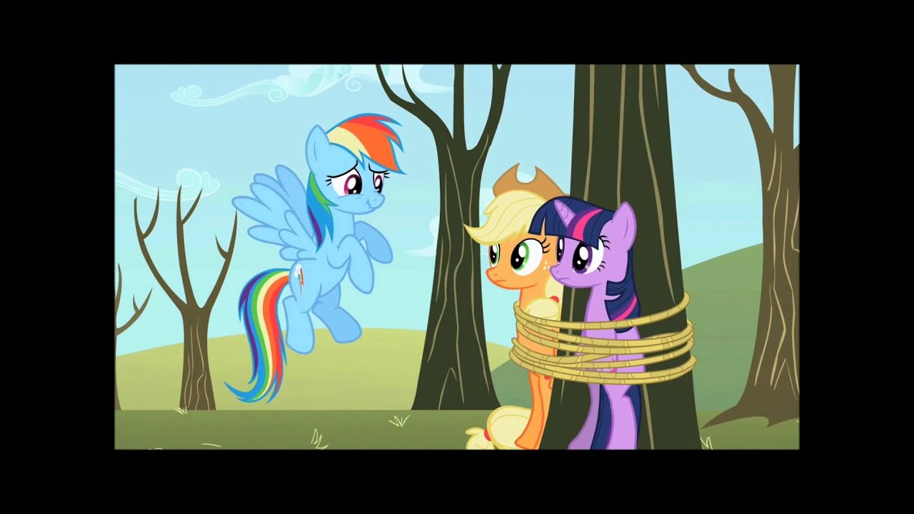 Rainbow Dash - You tied yourselves up