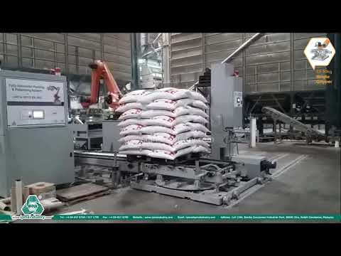 Fully Integrated Automatic Packing & Palletizing System - 4 Line