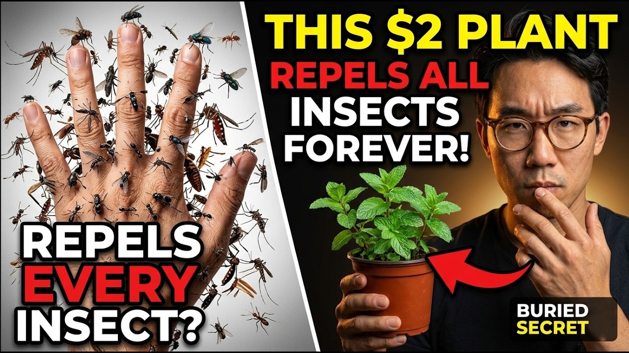 This $2 Plant Repels EVERY Insect FOREVER  Chemical Industry Wants It Gone