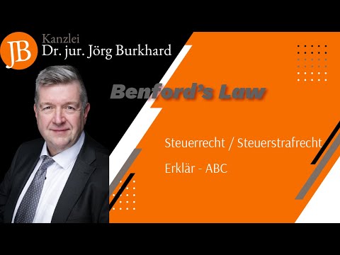 Benford's Law - RA Dr. jur. Jörg Burkhard
