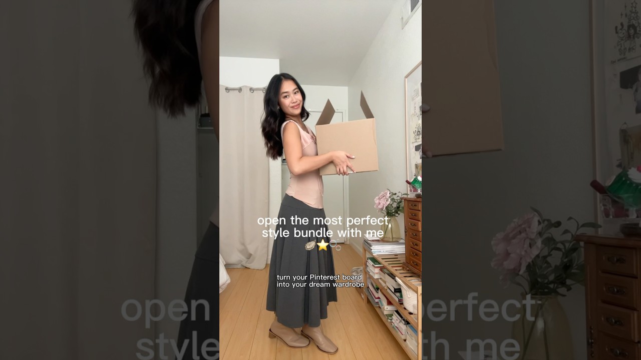 my Pinterest dreams CAME TRUE! 🥹📦⭐️ #stylebundle #styling #mysterybox #haul
