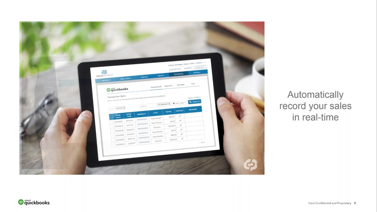 QuickBooks Integration with Dream Payments