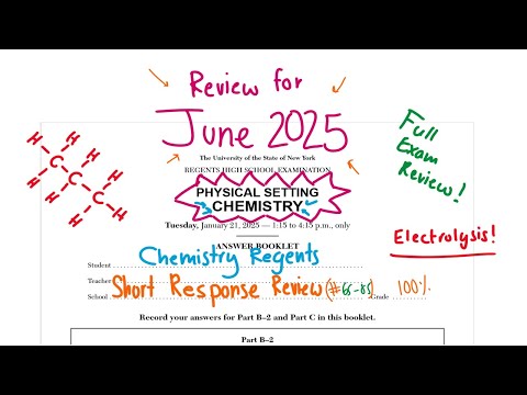 [New] January 2025 Chemistry Regents Review (Part C #66-85)