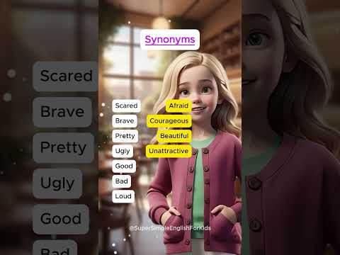 Synonyms Ep 3 #learnenglish #englishspeaking #kidslearning