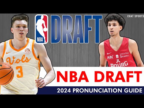 2024 NBA Draft Pronunciation Guide For Zaccharie Risacher, Matas Buzelis, Dalton Knecht & More