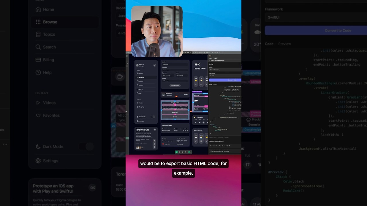 This is my Figma to SwiftUI code workflow #swiftui #swiftdev #xcode #figmaplugins