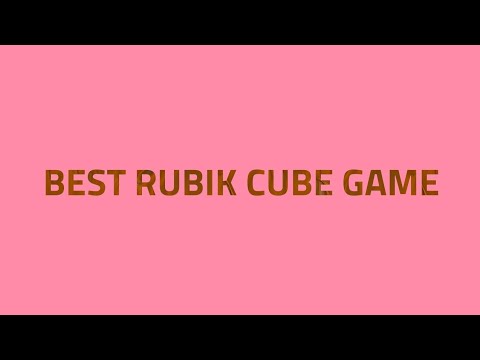 Best RUBIKS CUBE GAME ONLINE