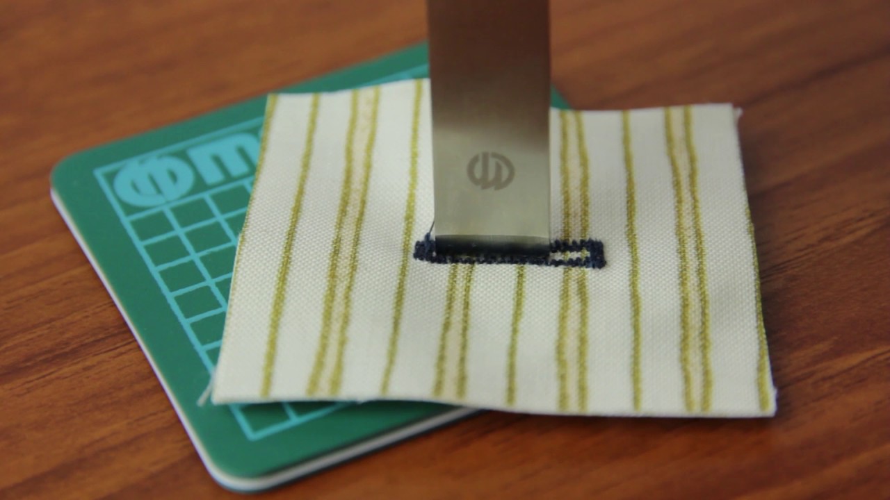 How to Use the Buttonhole Cutter Set