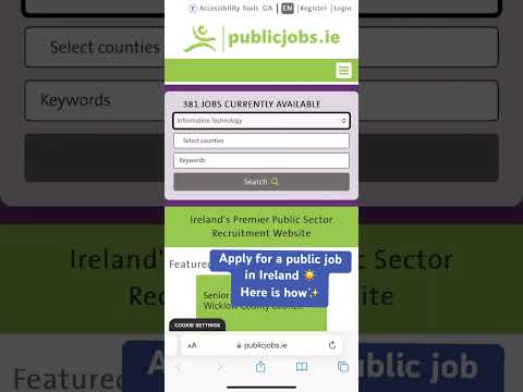 publicjobs.ie - Apply for public jobs in #ireland #workinireland #dublin