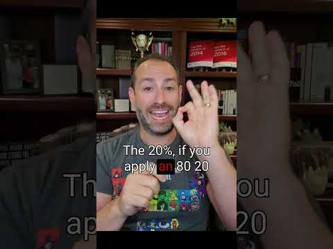 What is the 80/20 Rule (Pareto Principle) and How Can It Change Your Life!