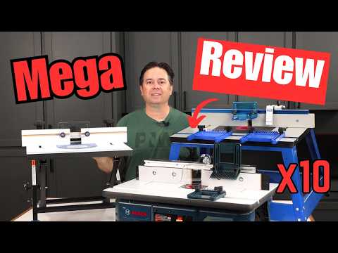 Portable Router Table Mega Review - 10 Tables!