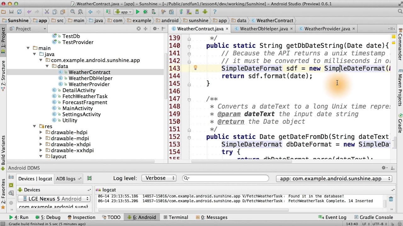 Simple CursorAdapter - Developing Android Apps