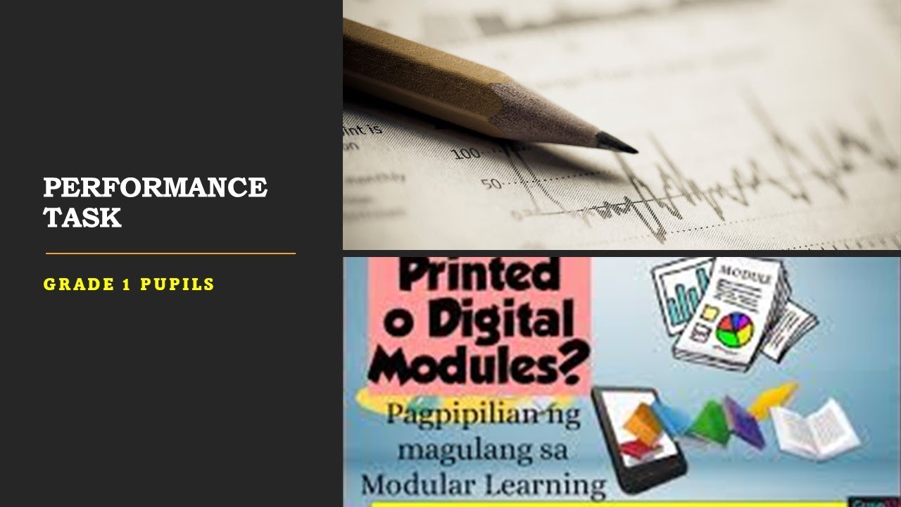 MODULAR LEARNING PUPILS PERFORMANCE TASK