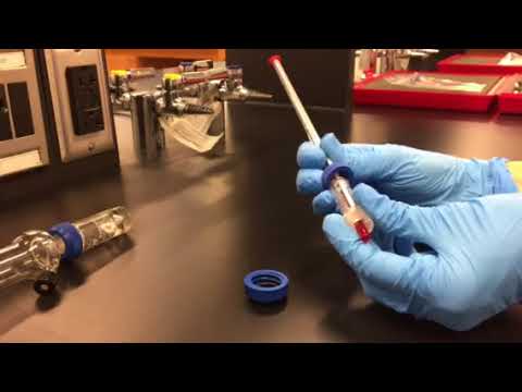 Simple distillation micro set up