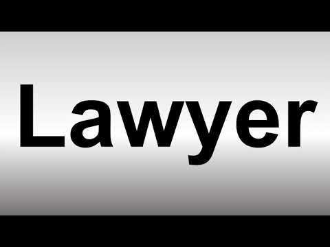 How to Pronounce Lawyer