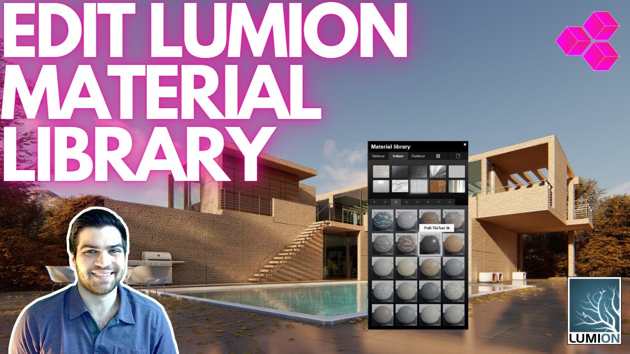How to Customize the LUMION MATERIAL LIBRARY with Any TEXTURE! Not A Basic Importing Tutorial!