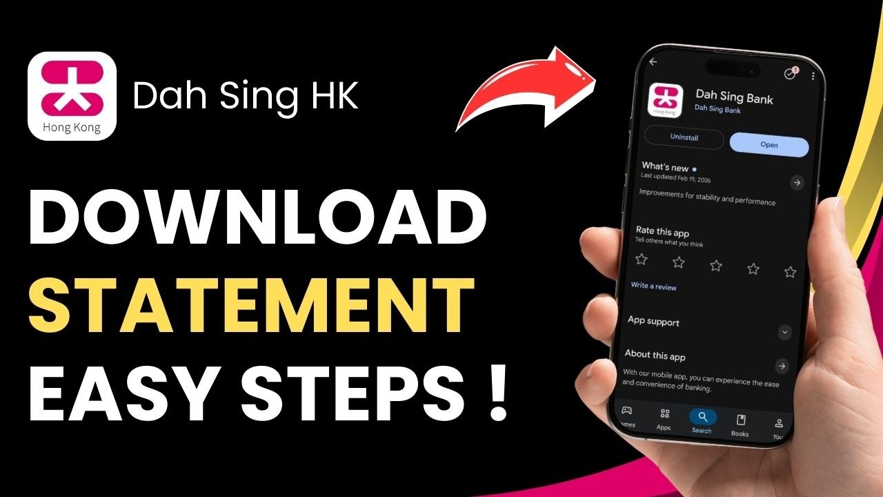 How to Download Dah Sing Statement PDF !