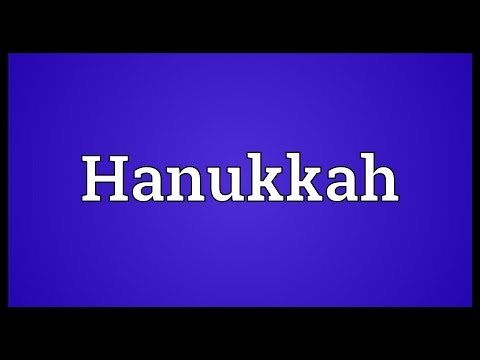 Hanukkah Meaning