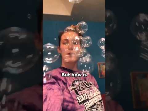 How To Blow Spit Bubbles ๐ #viral