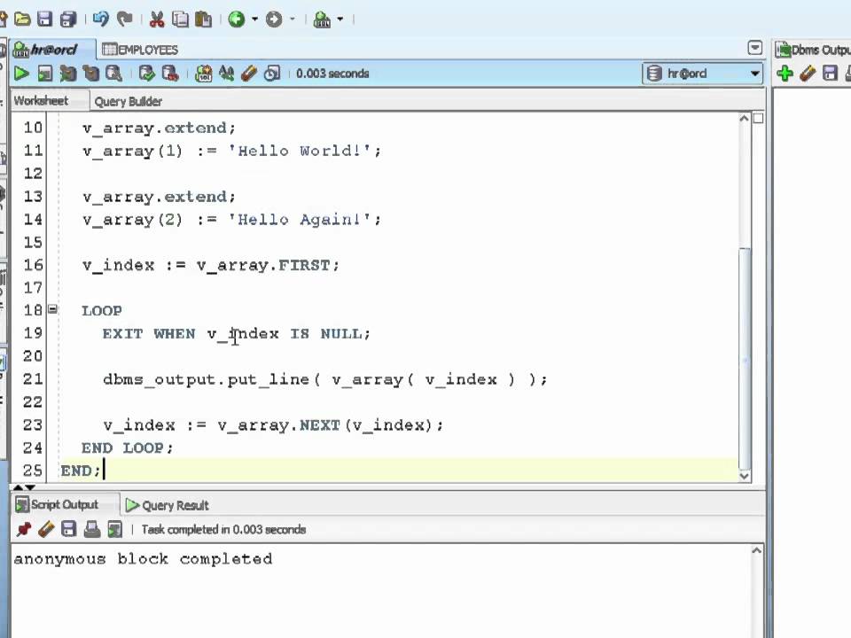 Oracle PL/SQL Tutorial -  Nested Tables