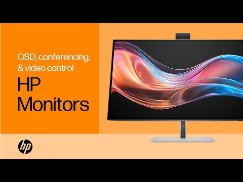 Use OSD settings, conferencing controls, and the HP video control app | HP monitors | HP Support