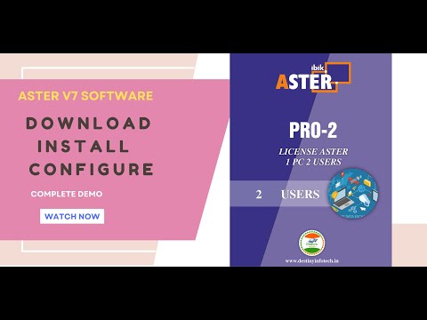 Aster v7 Software Download, Installation, Configuration in Hindi