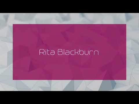Rita Blackburn - appearance