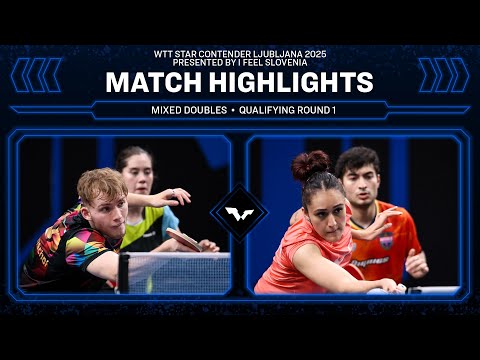 Verdonschot/Schreiner vs Jain/Batra | XD Qual | WTT Star Contender Ljubljana 2025